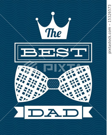 Fathers day design over blue background vector... - Stock Illustration ...