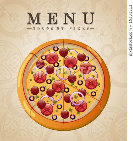 pizza design - Stock Illustration [15331813] - PIXTA