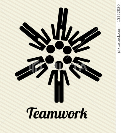teamwork vintage - Stock Illustration [15332020] - PIXTA