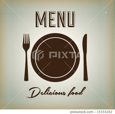 menu design over red background vector... - Stock Illustration ...