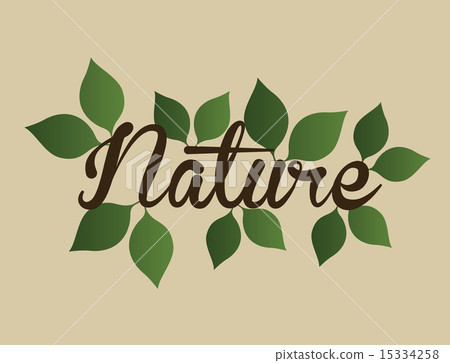 eco design over beige background vector... - Stock Illustration ...