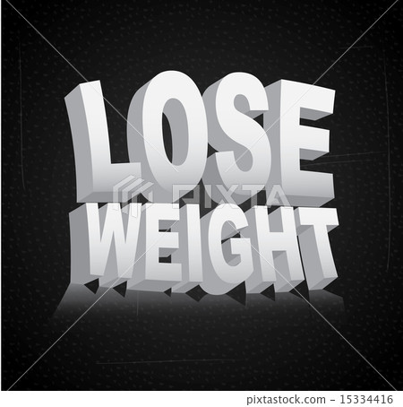 lose weight over black background vector... - Stock Illustration ...