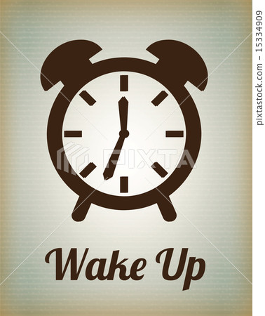 Time design over brown background vector... - Stock Illustration ...