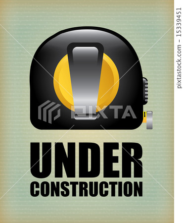 construction design over gray background vector... - Stock Illustration ...