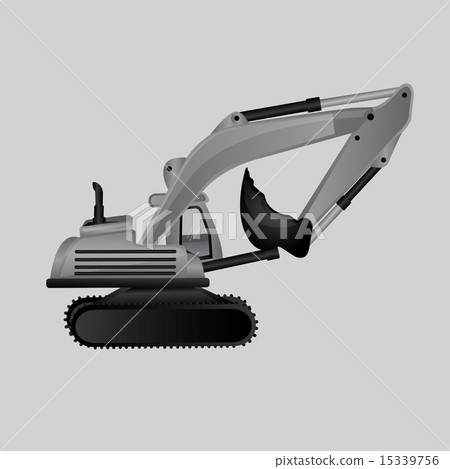 construction design over gray background vector... - Stock Illustration ...