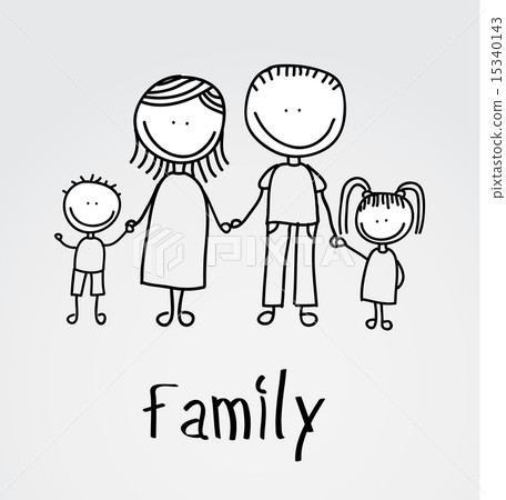 family design over gray background vector... - Stock Illustration ...