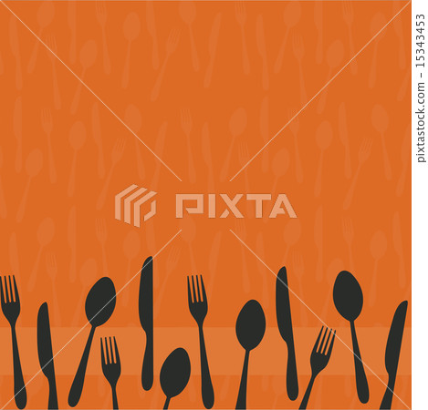 menu design over orange background vector... - Stock Illustration ...