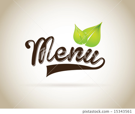 vegetarian menu over beige background vector... - Stock Illustration ...