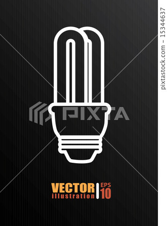 Bulb design over black background vector... - Stock Illustration ...