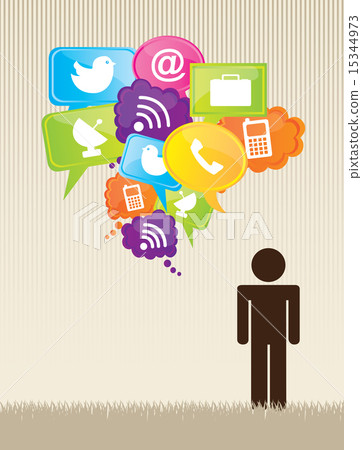 Communications - Stock Illustration [15344973] - PIXTA