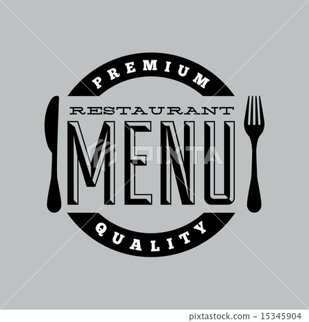 menu design over gray background vector... - Stock Illustration ...