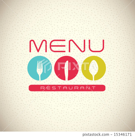 menu design over gray background vector... - Stock Illustration ...