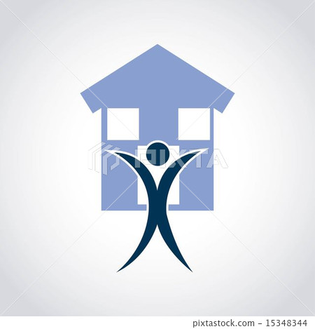 Real estate design over gray background vector... - Stock Illustration ...