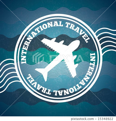 travel design over blue background vector... - Stock Illustration ...