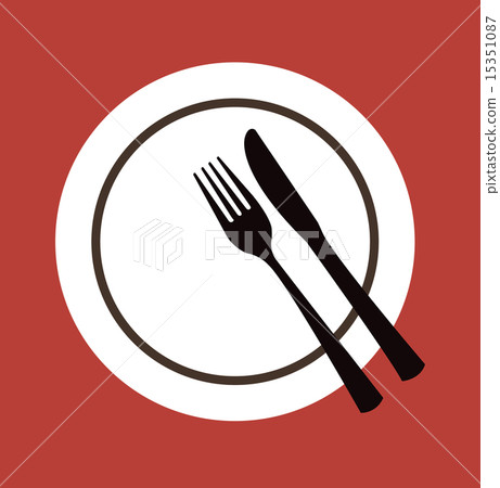 menu design over red background vector... - Stock Illustration ...