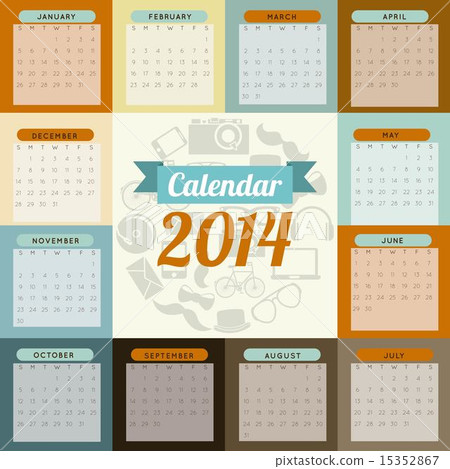 calendar design over colorful background vector... - Stock Illustration ...