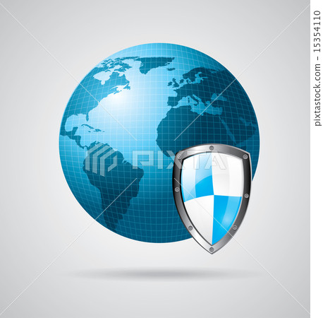 Security design over gray background vector... - Stock Illustration ...