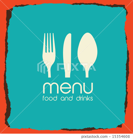 Menu design over grunge background vector... - Stock Illustration ...