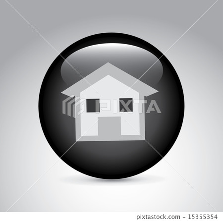 real estate design over gray background vector... - Stock Illustration ...