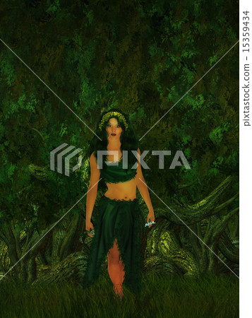 Forest Fae - Stock Illustration [15359434] - PIXTA