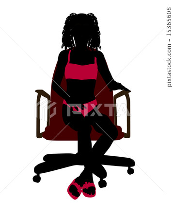 Female Teen Swimsuit Silhouette-插圖素材 [15365608] - PIXTA圖庫