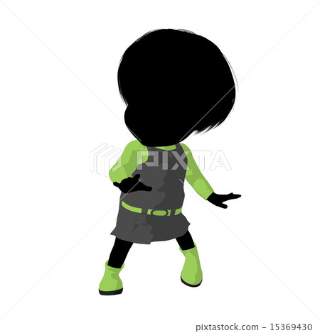 Little Go Go Dancer Girl Illustration - Stock Illustration [15369430 ...