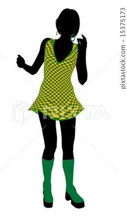 Go Go Dancer Illustration Silhouette-插圖素材 [15375173] - PIXTA圖庫