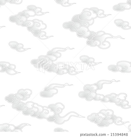 Cloud Japanese style pattern - Stock Illustration [15394848] - PIXTA