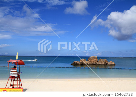 Monitoring stand at Alajah Beach - Stock Photo [15402758] - PIXTA