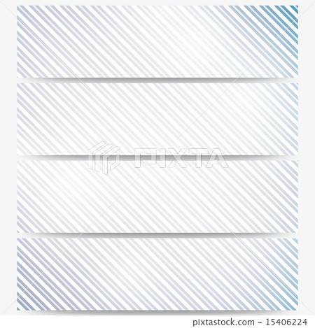 Abstract headers set, diagonal repeat straight... - Stock Illustration ...