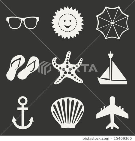 Flat in black and white concept mobile...-插圖素材 [15409360] - PIXTA圖庫