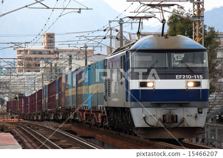 Within Hiroshima Prefecture: Freight train... - Stock Photo [15466207] - PIXTA