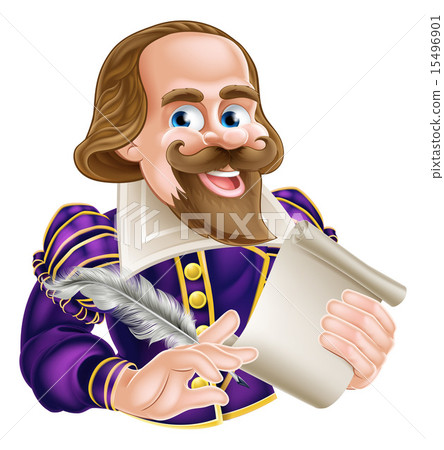 Cartoon Shakespeare - Stock Illustration [15496901] - PIXTA
