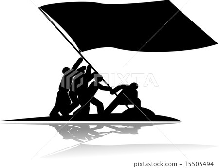 Victory flag - Stock Illustration [15505494] - PIXTA