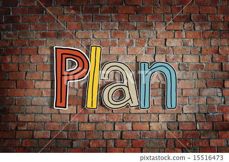 Plan Word Concepts Isolated on Background - Stock Illustration ...