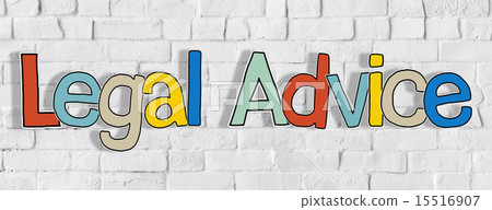 Legal Advice Brick wall Single Word Text... - Stock Illustration ...
