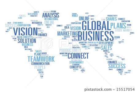 Global Business World Commercial Business... - Stock Illustration ...