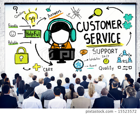 Customer Service Support Assistance Service...-照片素材（圖片） [15523572 ...
