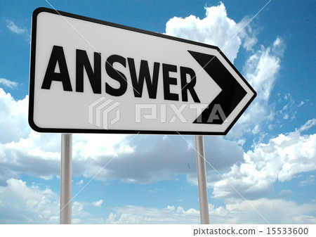 Answers Road Sign - Stock Illustration [15533600] - PIXTA