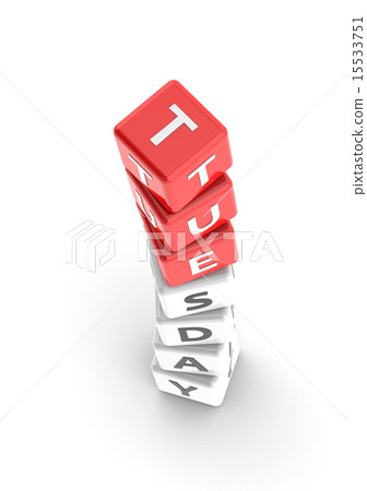 Tuesday block - Stock Illustration [15533751] - PIXTA