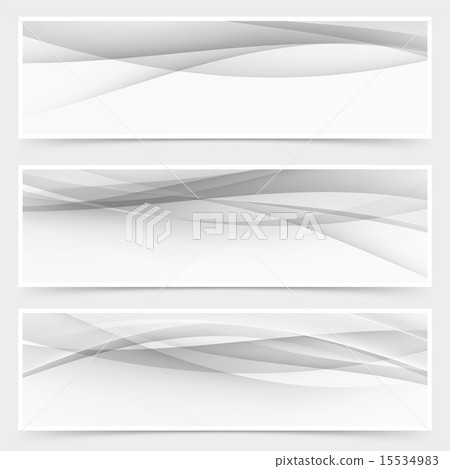 Modern grey halftone abstract header collection - Stock Illustration ...
