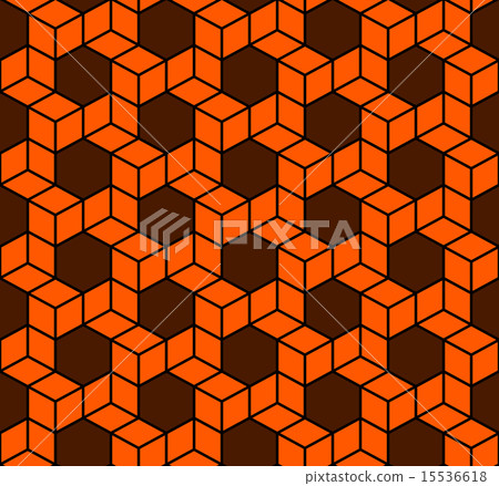 Seamless Geometric Box Pattern. Vector - Stock Illustration [15536618 ...