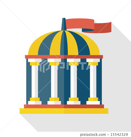 Building theme dome elements cartoon - Stock Illustration [15542329 ...