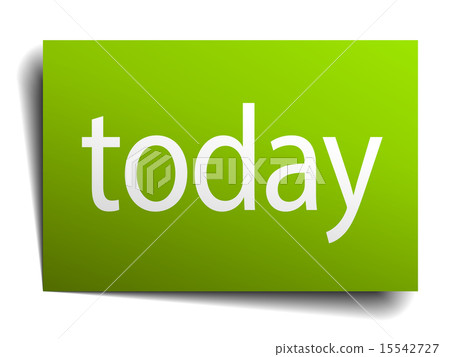 today square paper sign isolated on white - Stock Illustration ...