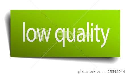 low quality green paper sign on white background - Stock Illustration ...