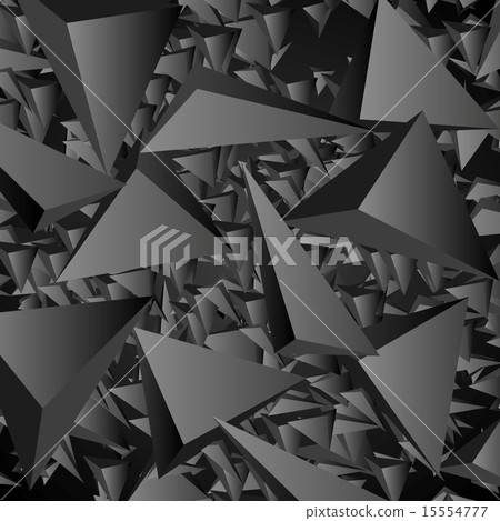 Dark geometric polygonal vector background - Stock Illustration ...