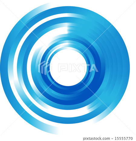 Vector abstract circle and wave. - Stock Illustration [15555770] - PIXTA