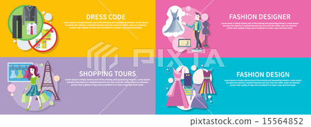 Fashion Designer, Shopping Tour, Dress Code - Stock Illustration ...
