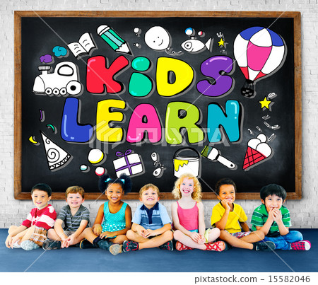 Kids Learn Education Creativity Children Ideas... - Stock Photo ...