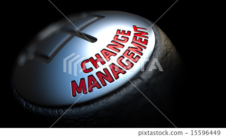 Change Management. Gear Lever. Control Concept. - Stock Illustration ...